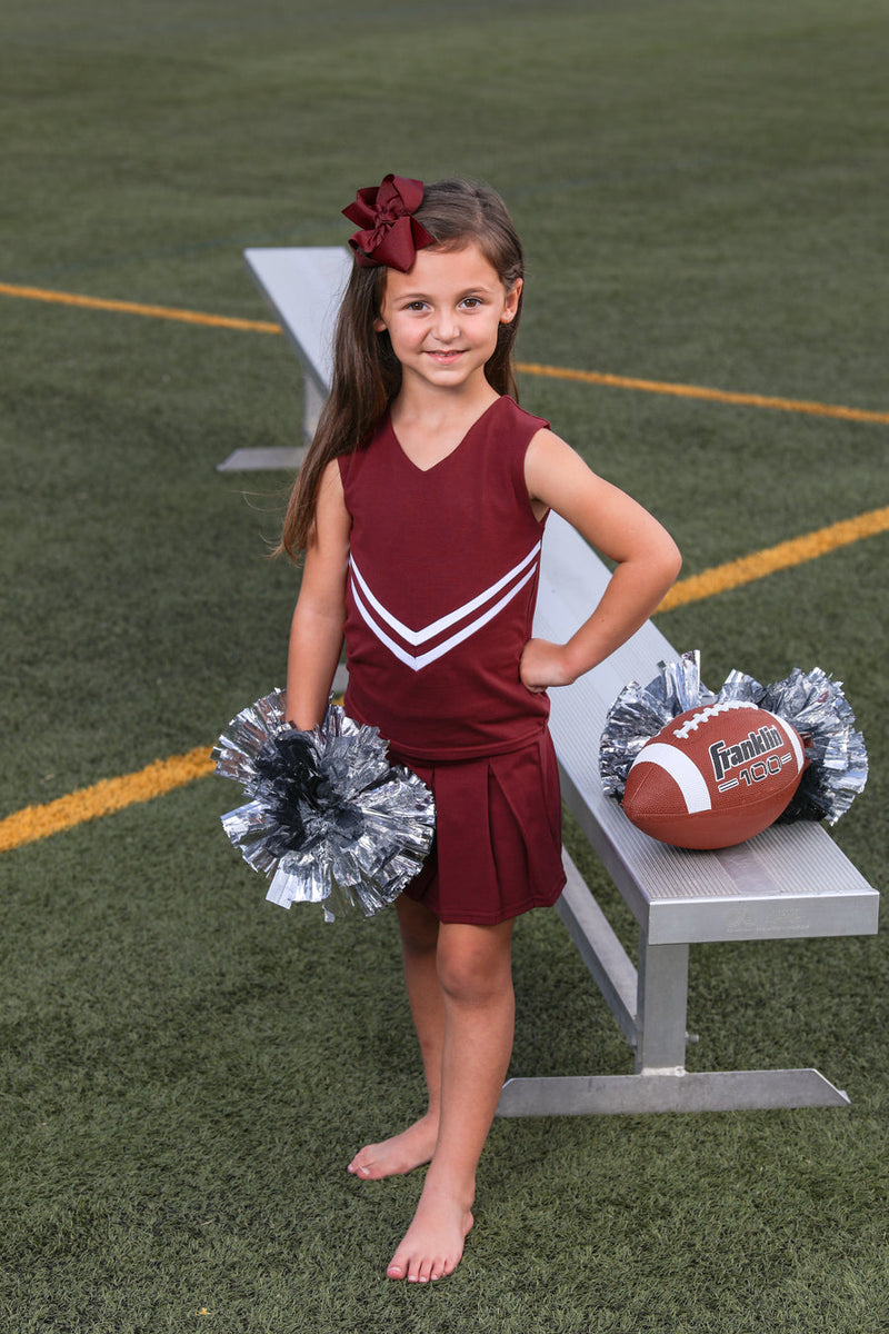 Cheer Uniform- Maroon – 4 Kids Only