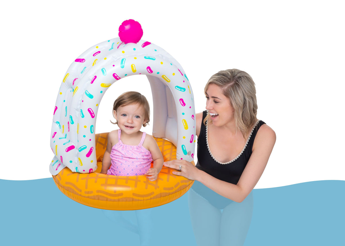 Ice Cream Cone Lil' Float with Canopy – 4 Kids Only